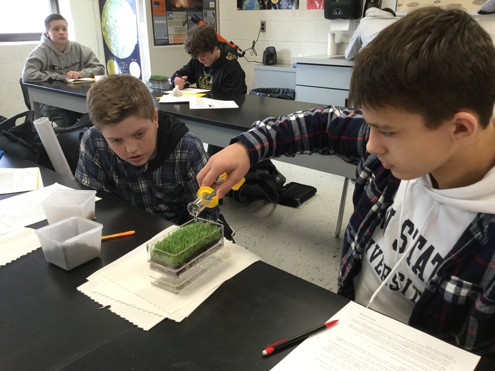 8th Grade Science Project Underway | Middle School