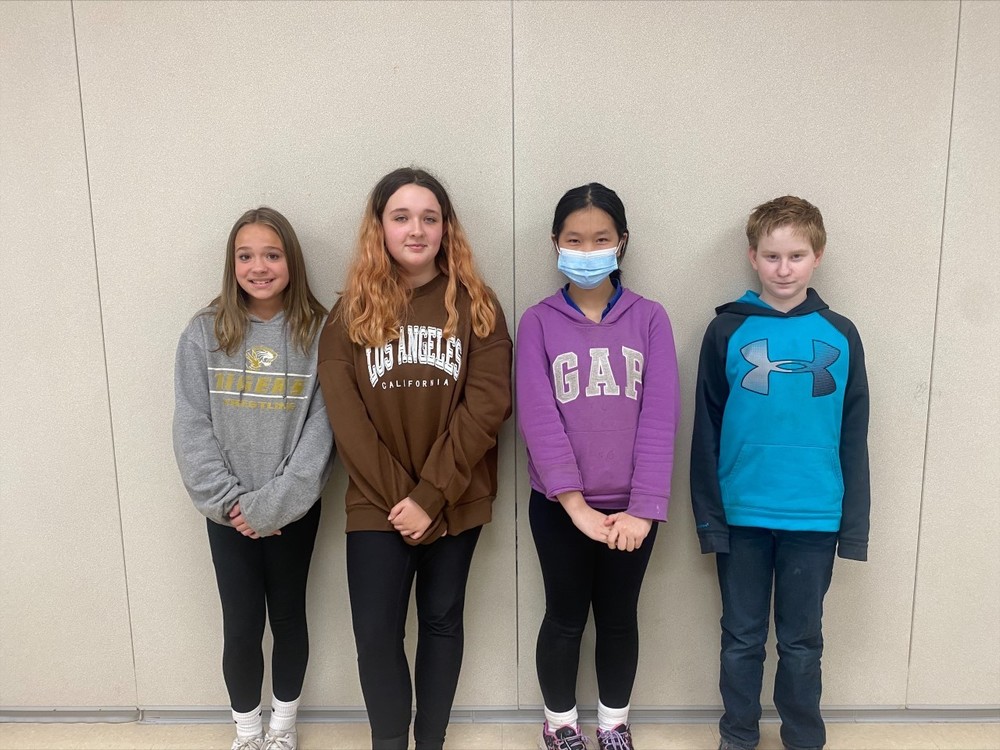 6th Grade Students of the Month | Middle School