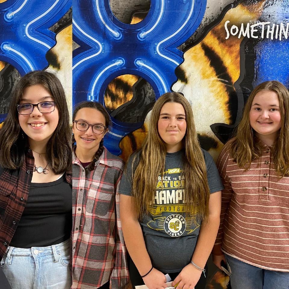 8th Grade Students of the Month | Middle School